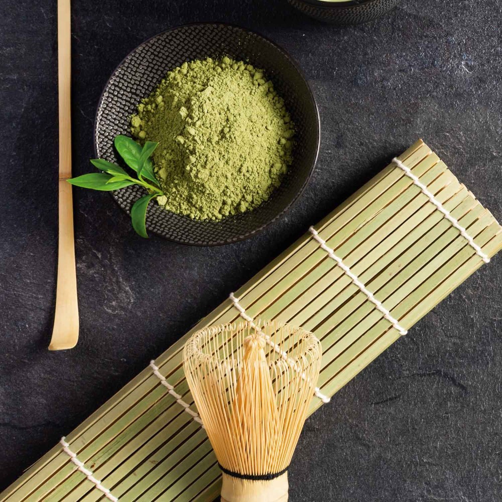 Kit té Matcha con utensilios de bambú, Ibili