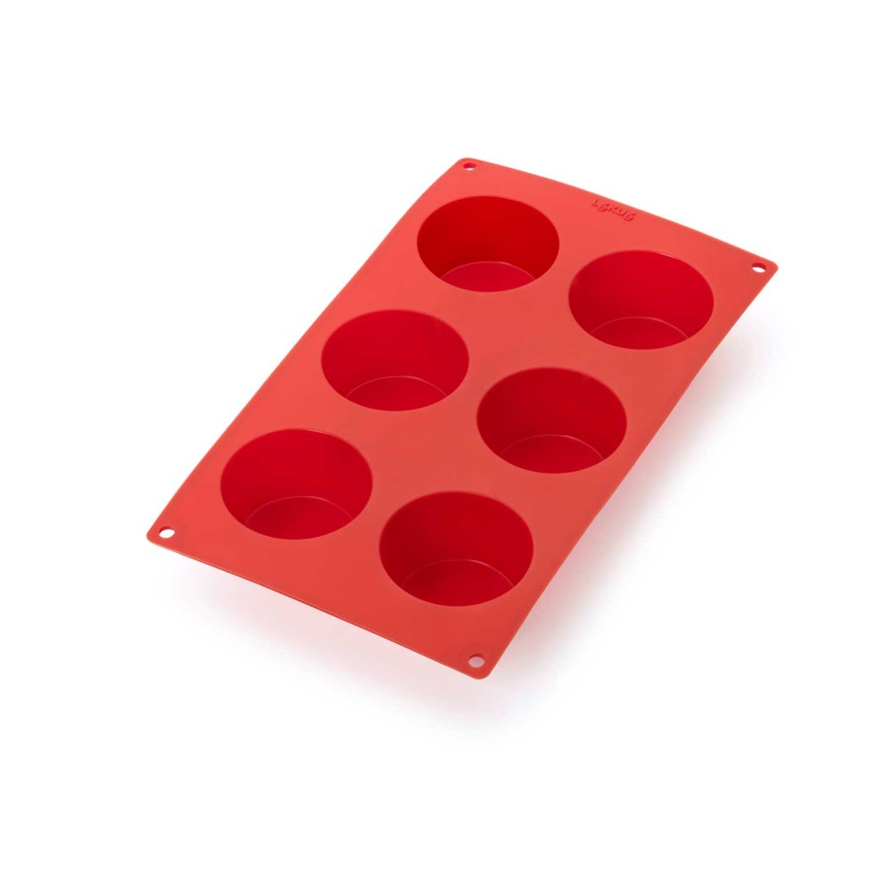 Molde para muffins de silicona platino, Lekue