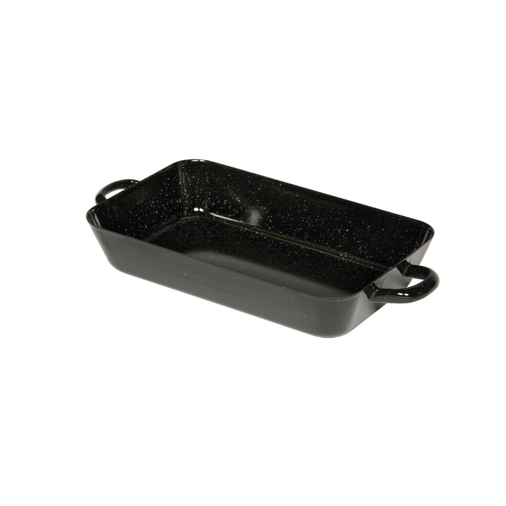 Bandeja de acero esmaltada para horno con asas, 1,35 litros, de Riess