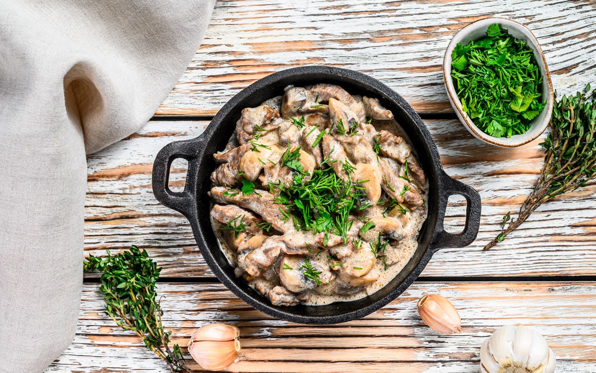Seitán en salsa de castañas, libre de proteína animal - Blog Conasi