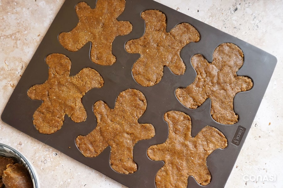 Receta de galletas de jengibre o gingerbread man - Blog Conasi